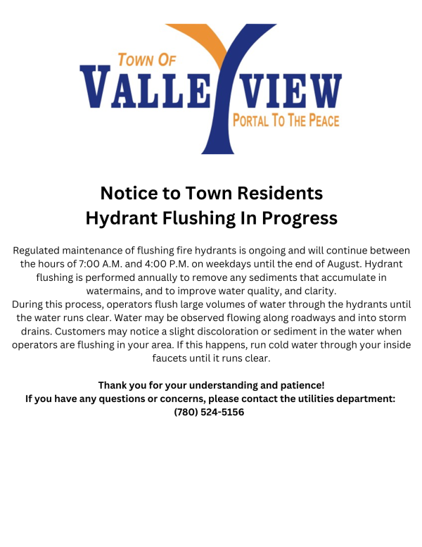 News & Notices – Town of Valleyview